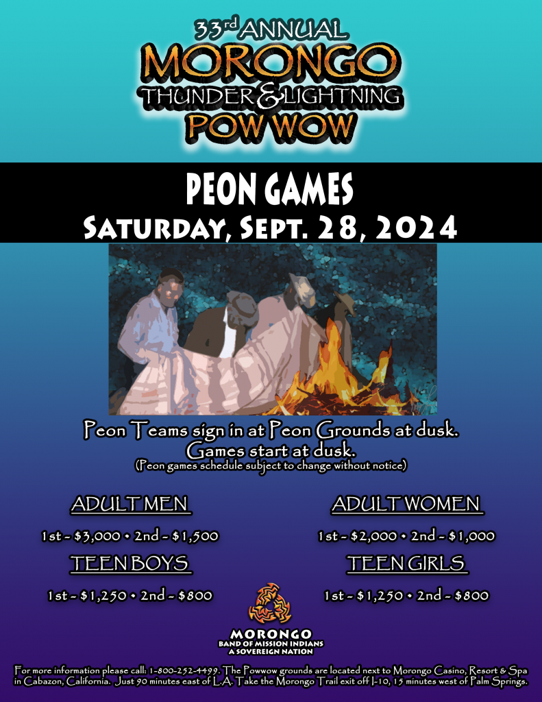 Peon Games – MorongoPowwow